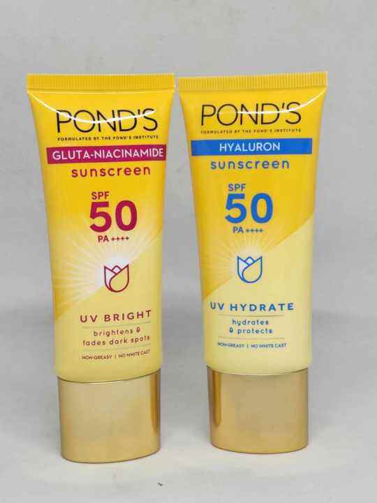 Pond's Sunscreen Gluta-Niacinamide SPF50 PA+++ UV Bright | Lazada PH
