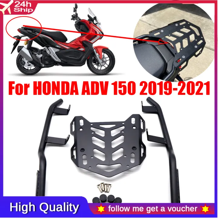 💥🎁Free Gift🎁💥Motorcycle Rear Luggage Rack Carrier Cargo Shelf Support ...
