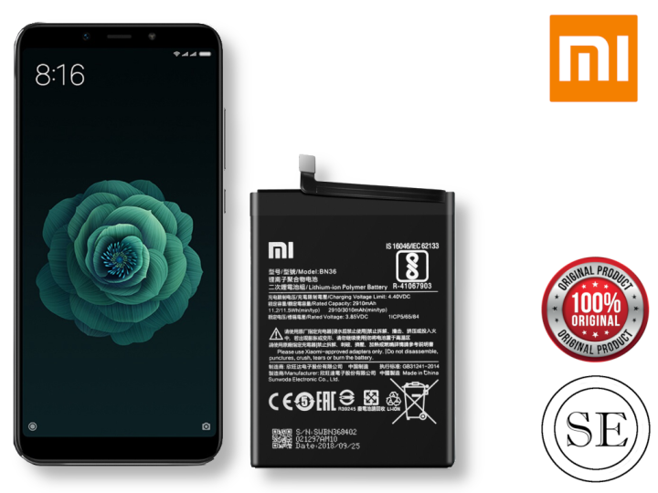 Xiaomi Mi A2 / Xiaomi Mi 6X Battery Model: (BN36) | Lazada PH