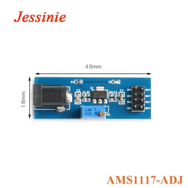 AMS1117 3V 5V ADJ Adjustable Step Down Buck Module Power Voltage regulator Power Supply module ...