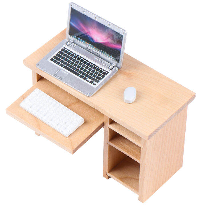 [Childhood MS] Dollhouse Computer Desk Set 1:12 Miniature Tooth Fairy ...