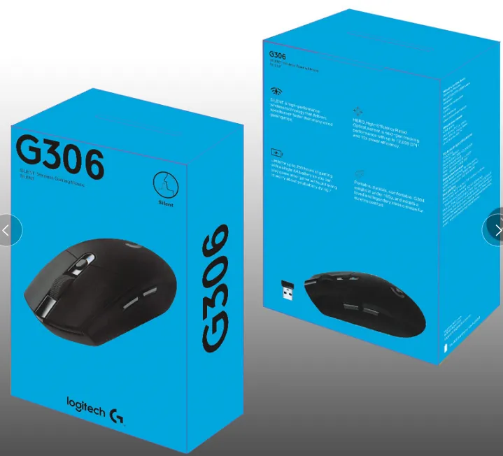 Logitech G306 wireless mouse gaming game apex Jedi survival csgo eating ...