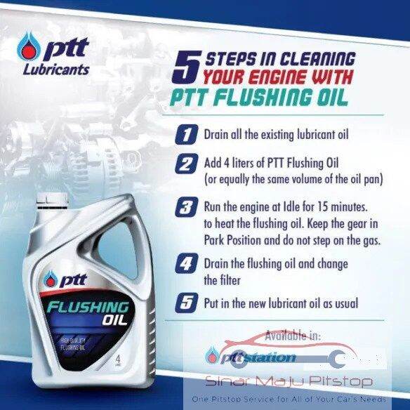 FLUSHING OLI MESIN Mobil Bensin & Diesel Saat Ganti Oli - PTT FLUSHING ...