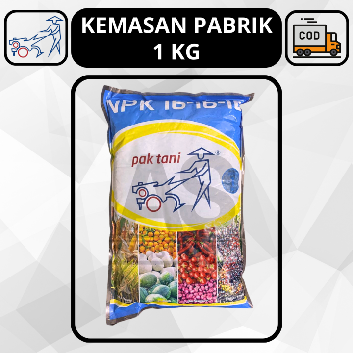 Pupuk NPK 16 16 16 Pak Tani 1 Kg Saprotan Utama | Lazada Indonesia