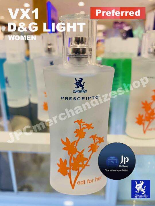 PRESCRIPTO PERFUME VX1 DG L1GHT FOR WOMEN | Lazada PH