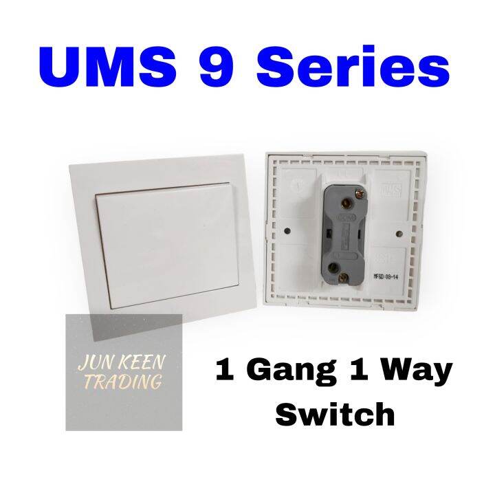 UMS 9 series 1 Gang 1 Way Switch | Lazada