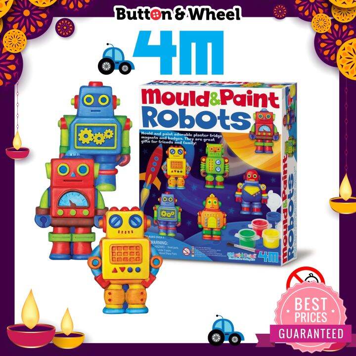 4M Mould & Paint / Robots | Lazada