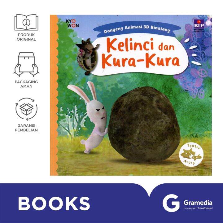 Seri Dongeng Animasi 3D Binatang: Kelinci dan Kura-Kura | Lazada Indonesia