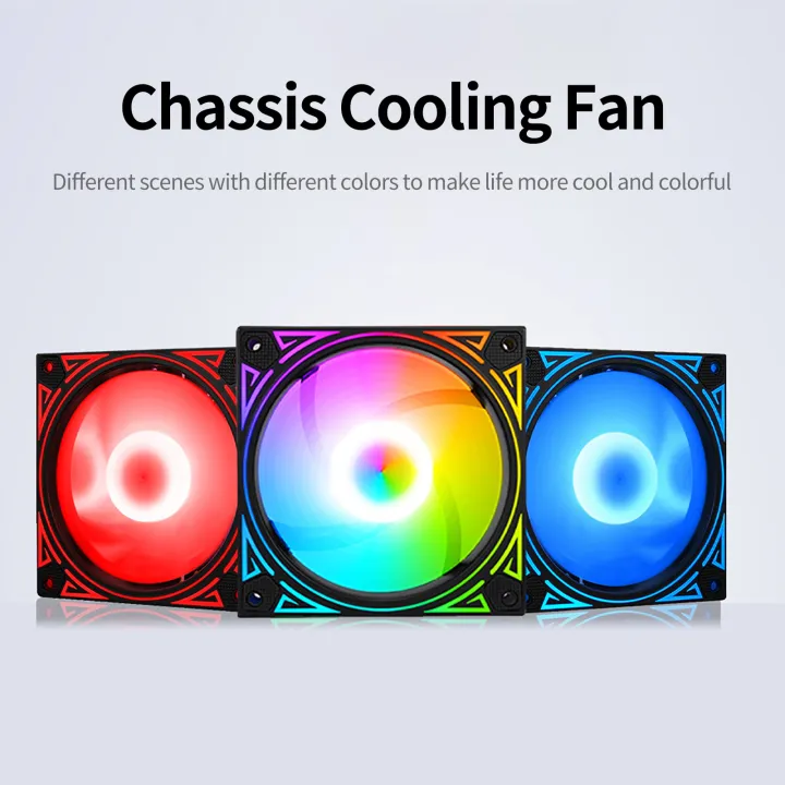 weilang 12cm Computer Case Cooling Fan Slient High Air Volume RGB ...