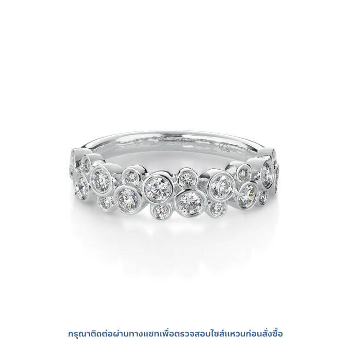 แหวนเพชรแถว Stardust Sparkle Ring (RE013) | Lazada.co.th