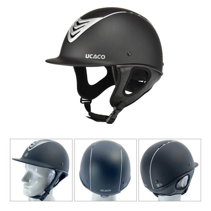 Helm Penunggang Kuda Uniseks, Helm Equestrian Berkilau untuk Pria dan ...