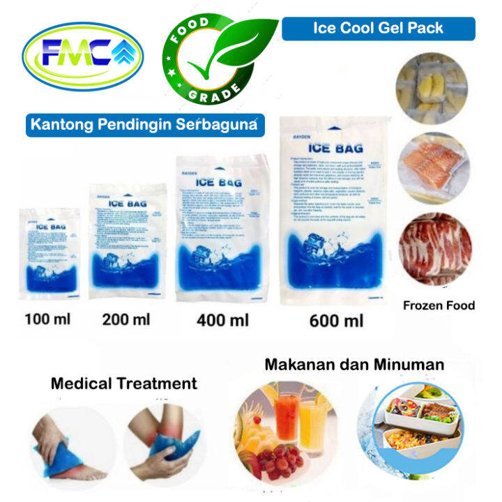 Ice Gel Pack Asi Ice Pack Pendingin Murah Makanan Minuman Kantong ...