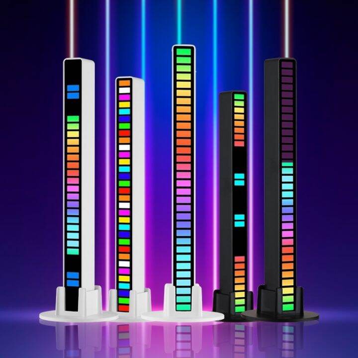 【COD】 Local Sound Control Creative LED Strip Rhythm Light Bar RGB ...