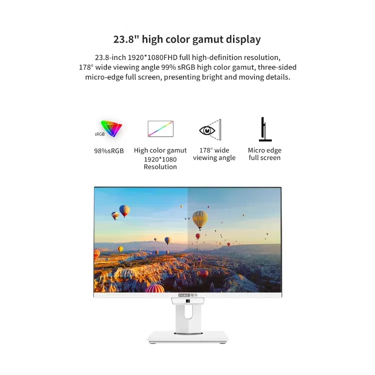 IPASON A3RS 23.8 Inches High-definition 10th Generation All in One Computer i3 10105 & i5 10400 ...