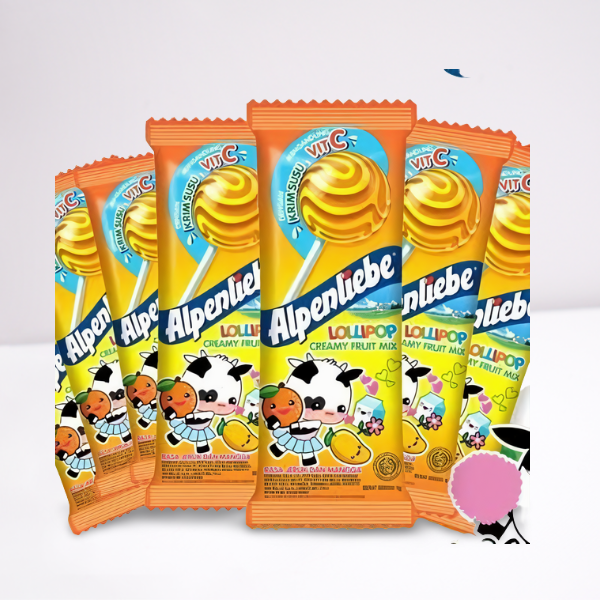 Permen lolipop alpenliebe cream fruit (12pcs x 7gr ) permen enak dan ...