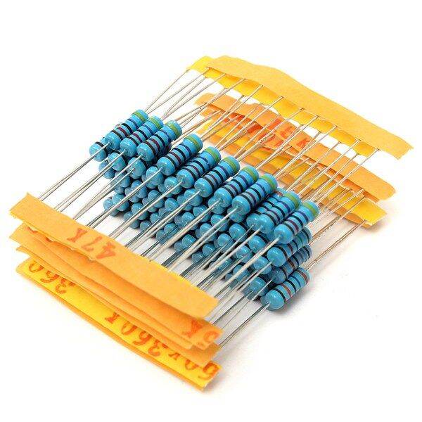 300 PCS 1W Metal Film Resistor Assorted Kit 30 Values 1% 1K - 820K ...