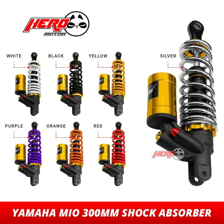 ♔Racing Hero Rear Shock Gas Absorber 300MM For Mio Click Beat ...