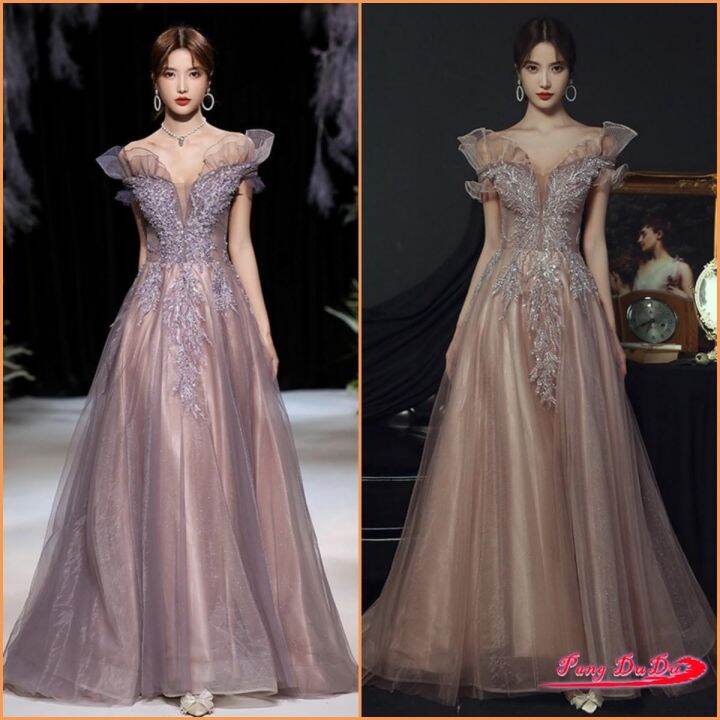 Pang DuDu Elegant Dress For Night Party Elegant Sequins Evening Dress ...