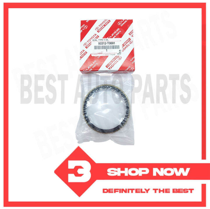 Genuine Toyota Fortuner, Hilux 05-Up ( axle hub oil seal) - 90312-T0001 ...