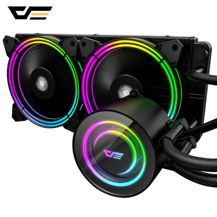 darkflash PC Case Water Cooling PWM RGB Sync AIO Liquid Cooler Radiator ...