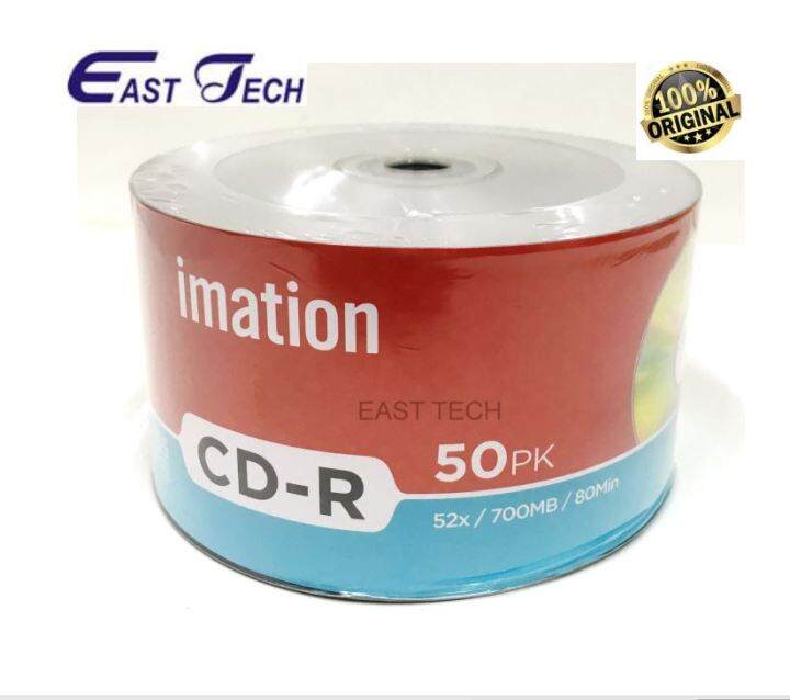 IMATION BLANK CD CD-R / CDR DISC (10, 25, 50 PCS) 700MB 80MIN 52X | Lazada
