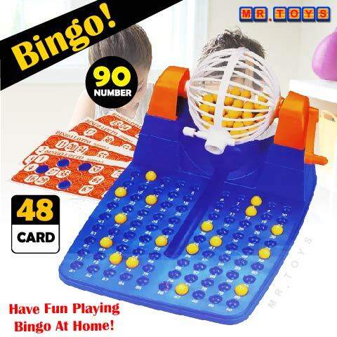Bingo Set Board Game Family Party Games Kids Educational Toys/Set Papan ...