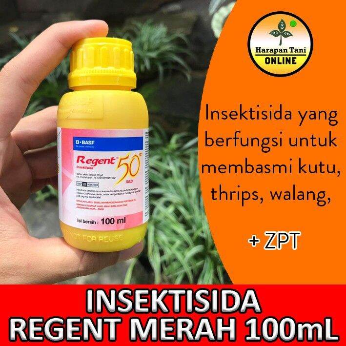 Regent Red / Regent Merah 50SC +ZPT 100mL | Insektisida Ulat, Walang ...