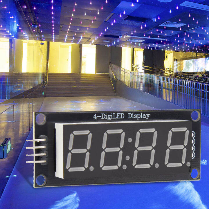 หลอดแสดงผล LED โมดูล 4 หลัก 7 ส่วนเหมาะสำหรับ Arduino ใช้ Library ...