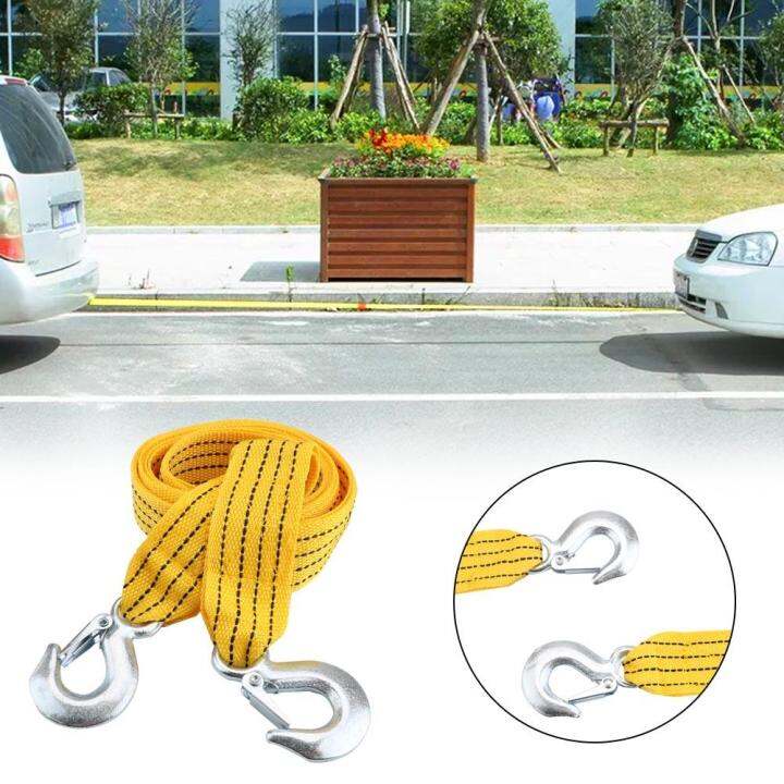 3 Tons 4 Meter 4M Tow Cable Car Towing Cable Snatch Strap Pull Rope ...