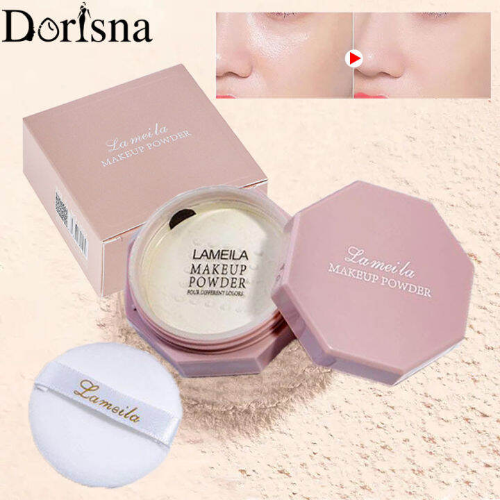Lameila Loose Powder Oil-control Long Lasting Waterproof Makeup Finish ...