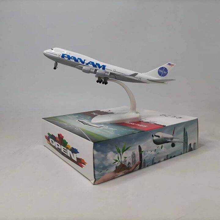 Diecast 20CM 1/400 B747 B777 A320 A330 A350 Pan Am KLM Aeroflot EVA ...