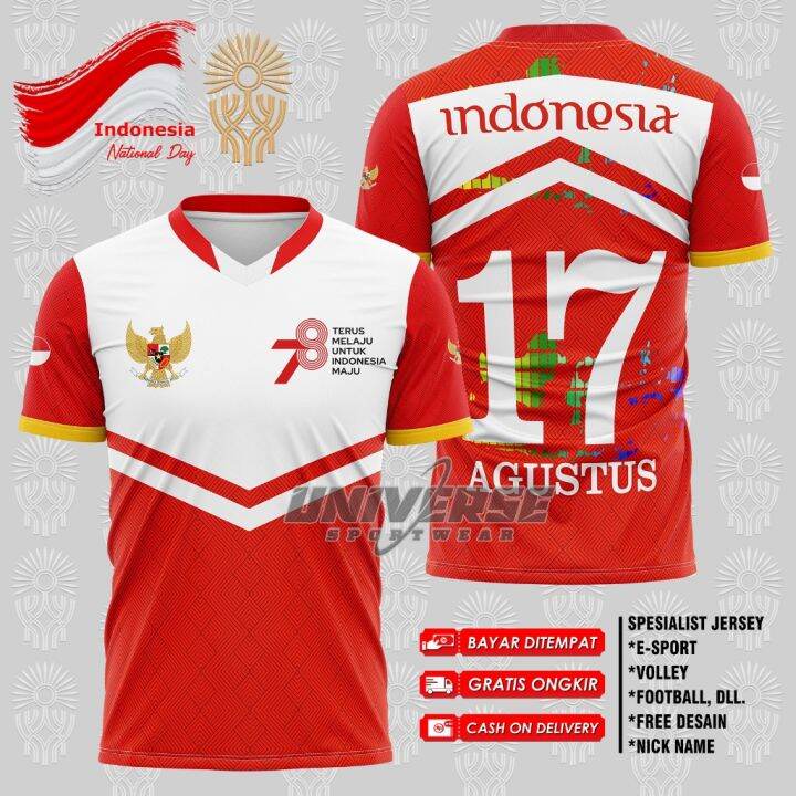 JERSEY KAOS HUT RI / KAOS INDONESIA / KAOS 17 AGUSTUS / KAOS ... JERSEY KAOS HUT RI / KAOS INDONESIA / KAOS 17 AGUSTUS / KAOS ...