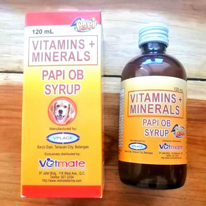 [VETKLIX II] Papi OB Syrup Pre and Post Pregnancy Pet Vitamins 120ml ...