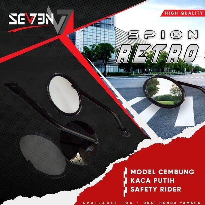 Spion Retro Classic Tangkai Panjang Universal Motor Honda Yamaha ...