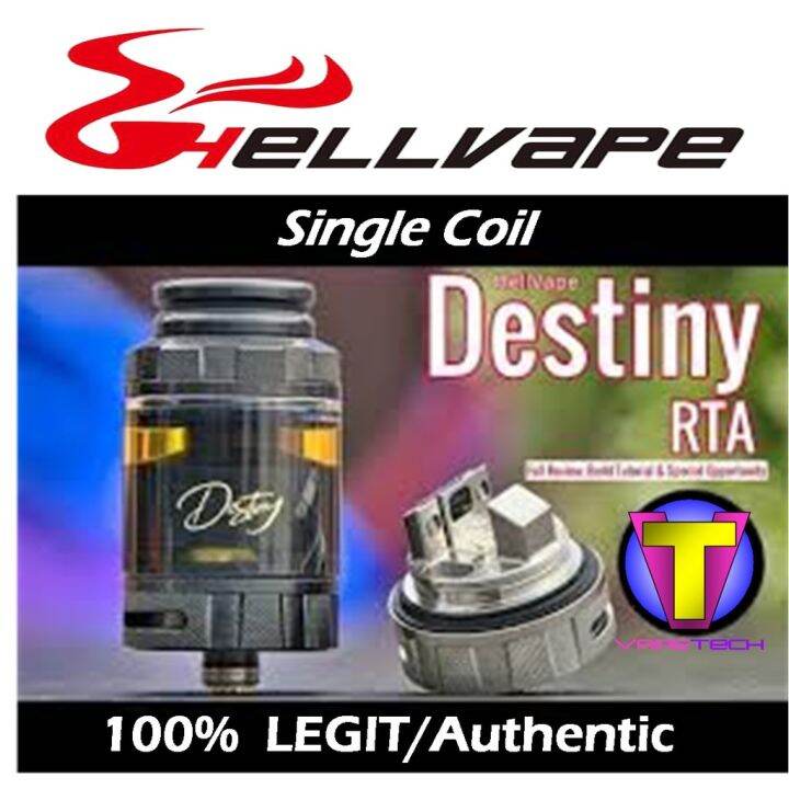 [legit] Hellvape 2ml/4ml (single Coil) 24mm 100 Legit/Authentic/Genuine ...