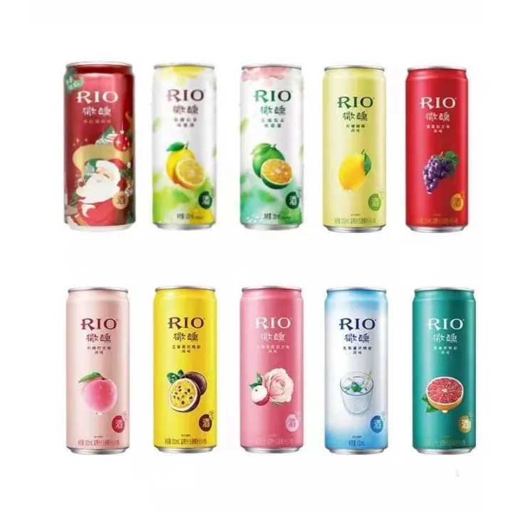 Rio Cocktail drink 330ml Slim can(GrapefruitLimeLemonGrapes) loganberry ...