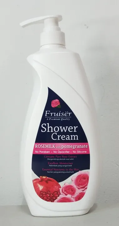 Fruiser Shower Cream Rosemilk w/ Pomegranate 1000mL | Lazada PH