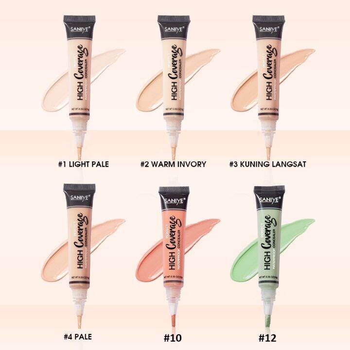 Saniye High Coverage Liquid Concealer BPOM | Lazada Indonesia