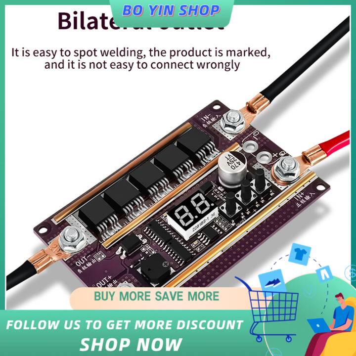 BO YIN 99 Gears of Power Adjustable Mini Spots Welding Machine Control ...