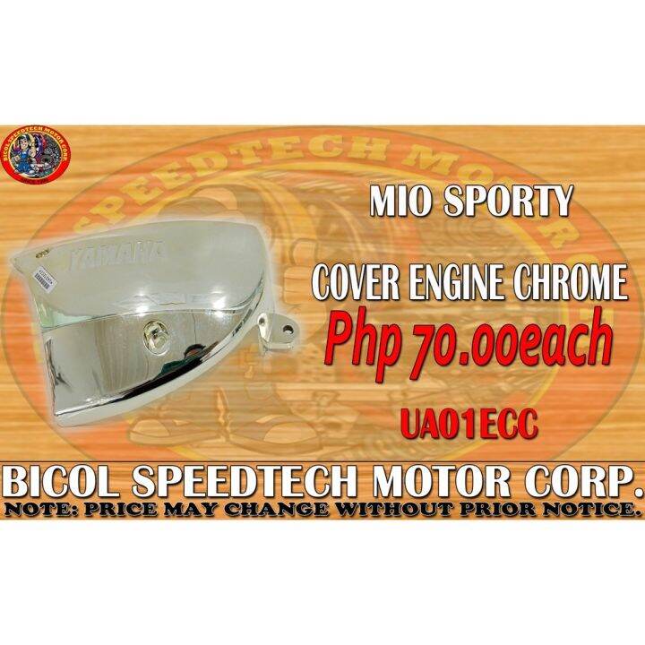 MIO SPORTY COVER ENGINE CHROME (UA01ECC) | Lazada PH