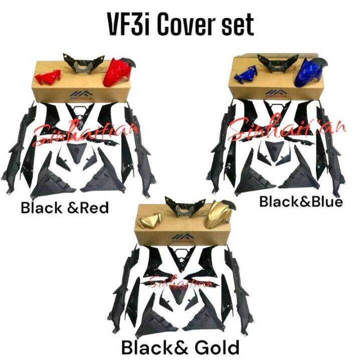 SYM VF3i Cover set With Sticker 100% Original | Lazada