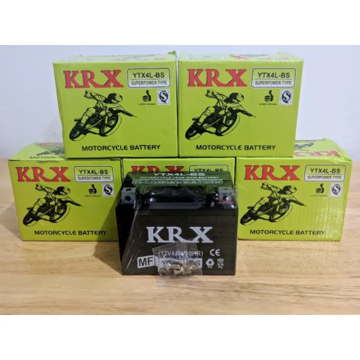 ( UPSCALE ) KRX motorcycle battery (4L)(5L) | Lazada PH
