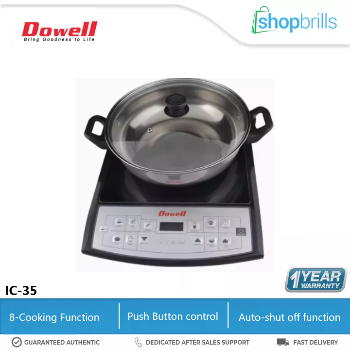 Dowell IC-35 8 Cooking Function Cooktop Induction Cooker | Lazada PH
