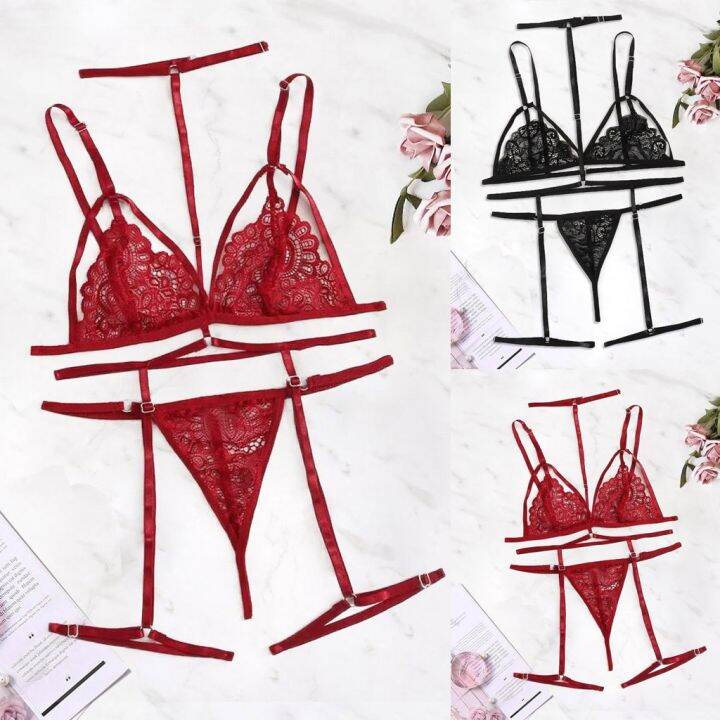 Nighties For Women Wear Sex Set Lingerie Fashion Thong Women Garter V