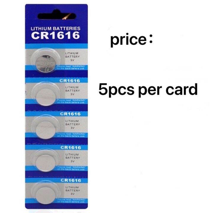 CR1616 3V High Quality Lithium Button Cell Battery（5pcs /pack） | Lazada PH