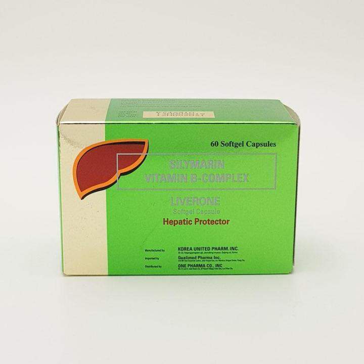 Liverone Softgel cap 60's (Sily+Vit.B Comp) | Lazada PH