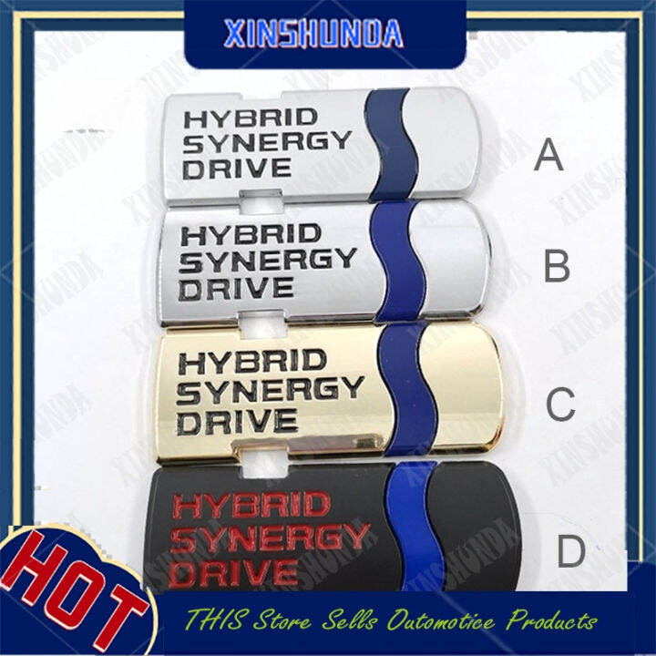 XSD 1 x Metal HYBRID SYNERGY DRIVE Logo Car Auto Decorative Rear Side ...