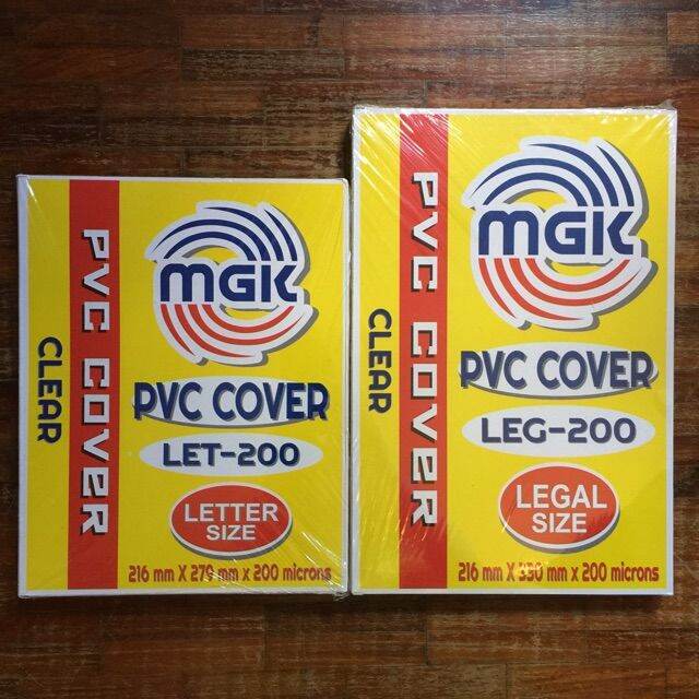 MGK PVC COVER CLEAR | Lazada PH
