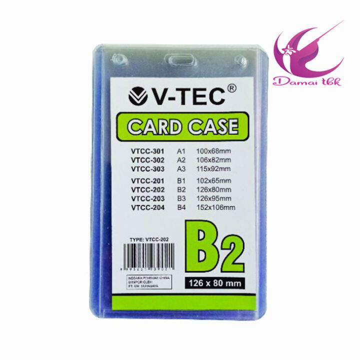 Plastik ID Card B2 / Card Case B2 / Plastik Panitia 1 Pak Isi 20 Lembar | Lazada Indonesia