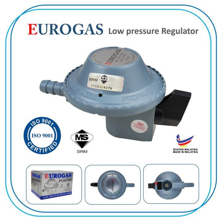 Eurogas Sirim LPG Low Pressure Regulator Kepala Gas Buatan Malaysia | Lazada